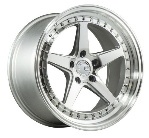 Aodhan DS05 18x9.5 +30 5X114.3 Silver G35 Sedan Camry Supra RX7 RX8 WRX ...