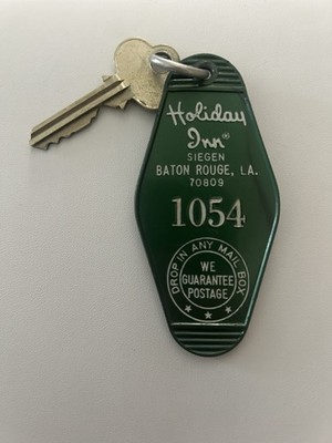 Vintage 70s 80s Baton Rouge Holiday Inn Hotel Room Key & Fob, Room ...