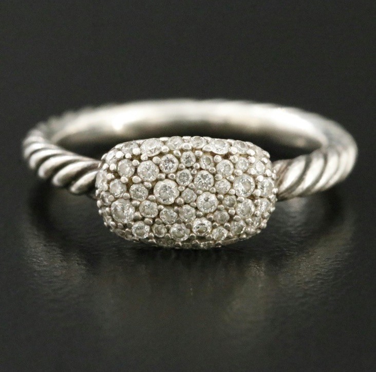 Postdavid Yurman Pave Diamond Ring