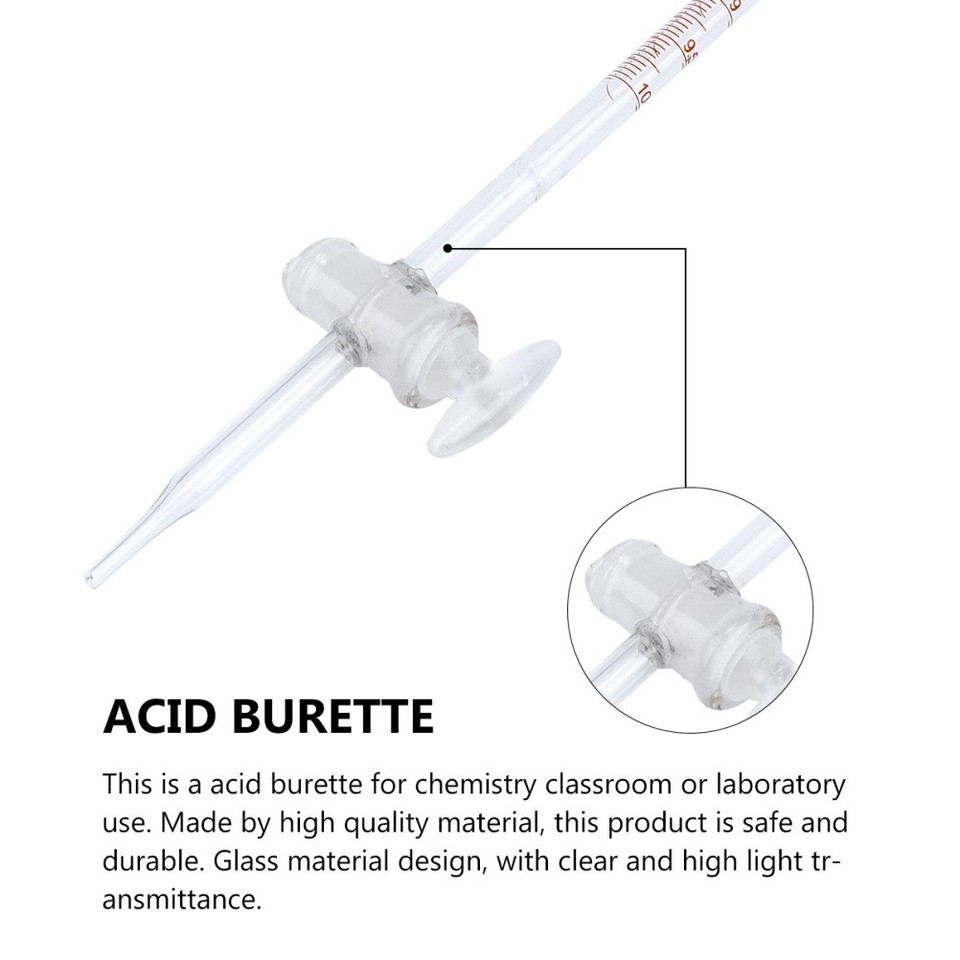 Lab Burettes Glass Instrument Chemistry Tool Chemical Laboratory | eBay UK