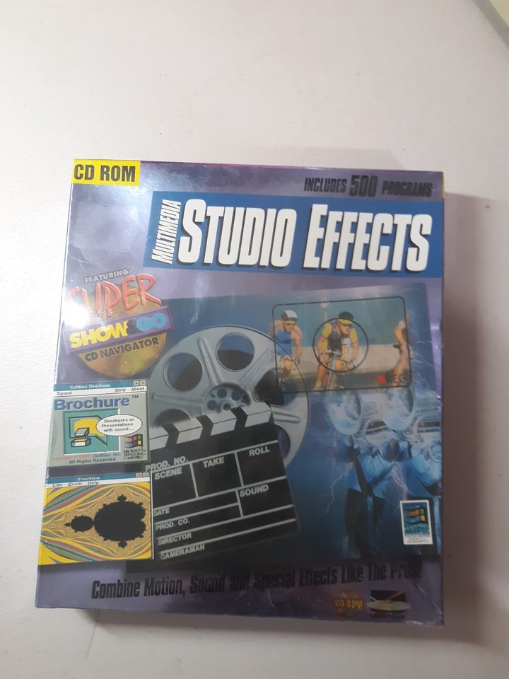 Multimedia Studio Effects Super Show Go CDROM Game Windows PC Big Box ...