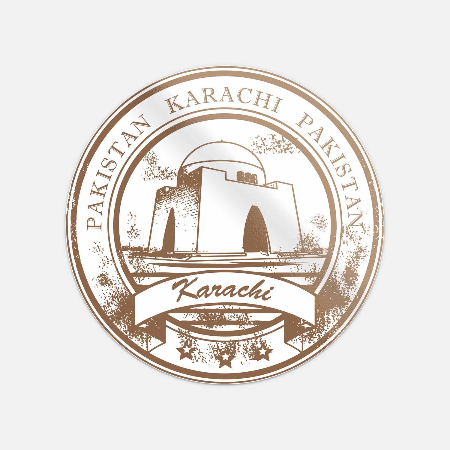 Karachi City Pakistan Travel Grunge Stamp Vinyl Sticker Decal | eBay