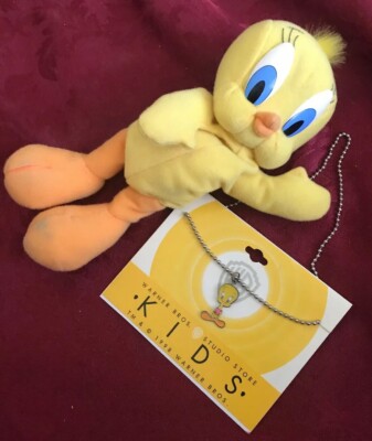 Vintage-"Tweety Bird Stuffed Animal Plush 9"-1998 -includes New Tweety ...