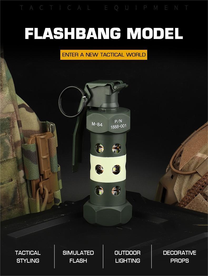 Camping Light Lighting Flash Lamp Cosplay Tactical Dummy M84 Flashbang ...