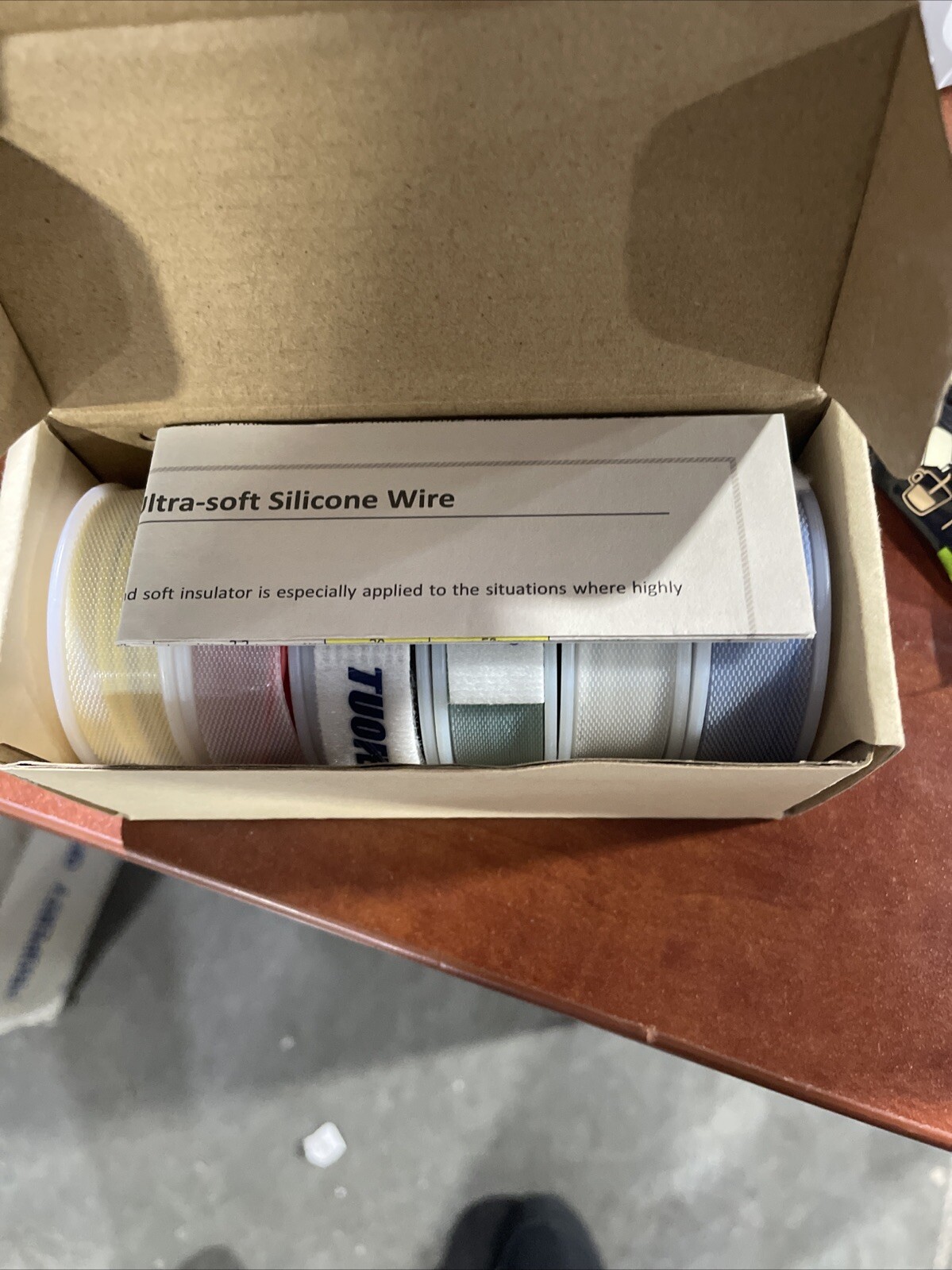 TUOFENG 18 awg Solid Wire-18 Gauge Tinned Copper Wire PVC (OD: 1.88 mm ...