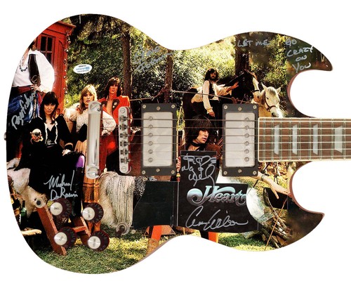 Heart Autographed Little Queen Album Cd Custom Graphics Guitar Exact ...