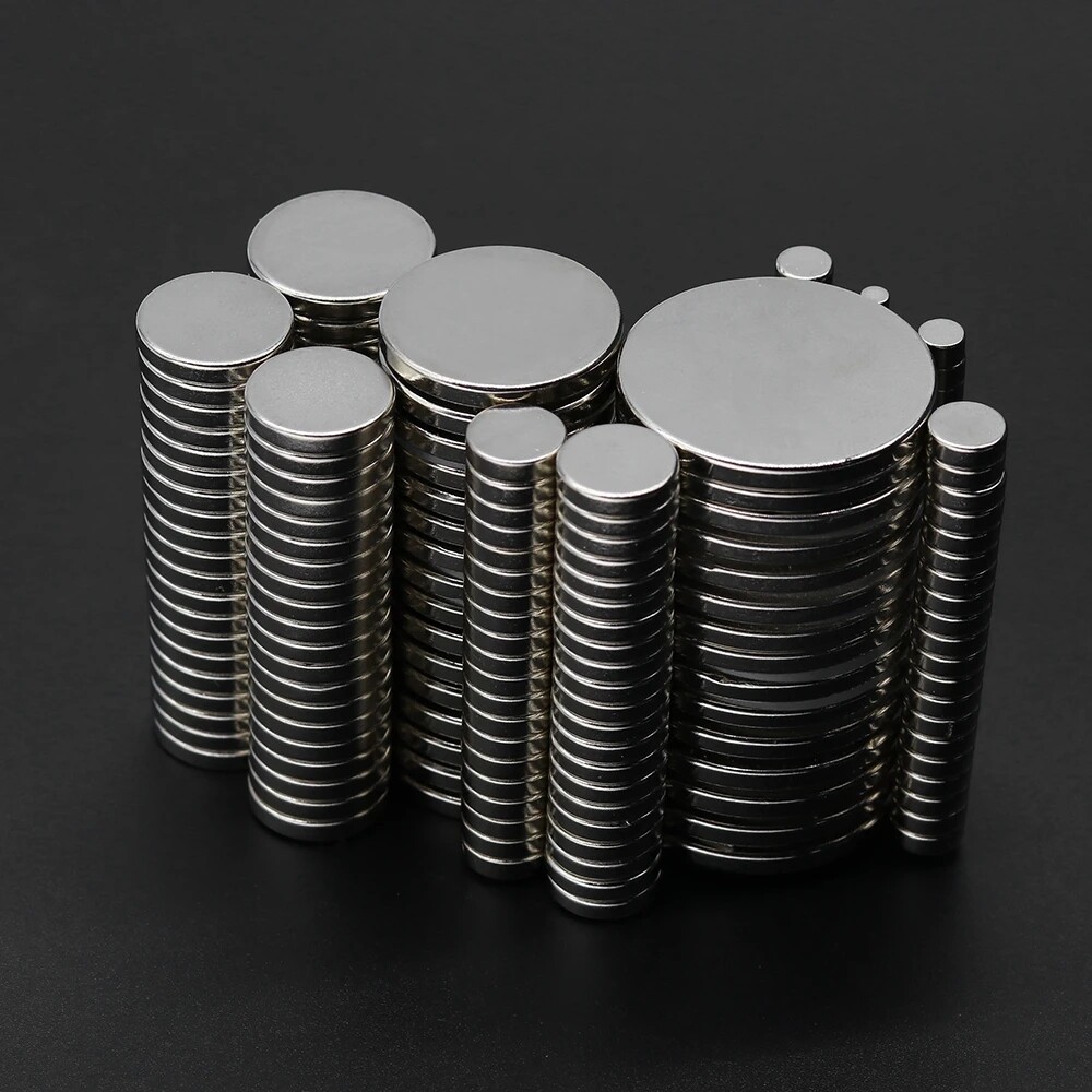 6 8 10 15 20 30mm Thick:2/3mm Strong Rare Earth Neodymium Round Disc ...