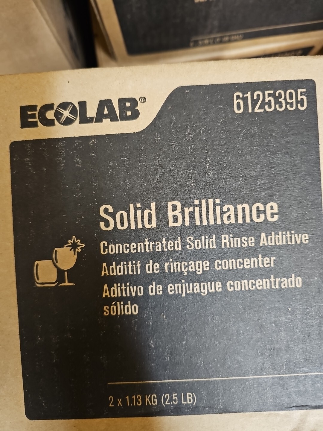 Ecolab Concentrated Solid Brilliance Rinse Additive Formula 6125395 - Case Of 2 | eBay