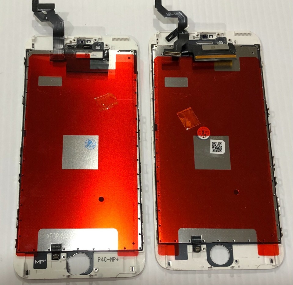 Lot of 2 iPhone 6s Plus. Good/Bad LCD with Cracked Screen. For Parts ...