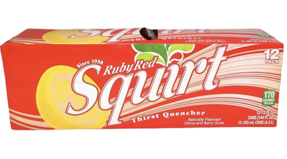 Squirt Soda Ruby Red 12 Oz Cool Pack 12pk for sale online | eBay