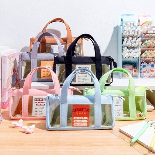 Portable Stationery Organizer Multi-function Pen Bag Stationery Storage ...