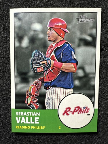 SEBASTIAN VALLE #144 2012 Topps Heritage Minor League Edition Prospect ...