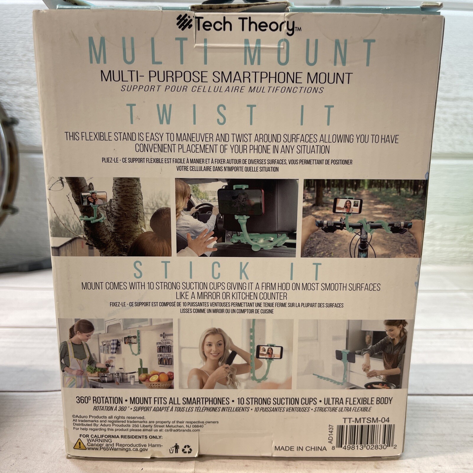 Multi-Mount Multipurpose Cell Phone Smartphone Holder Flex Twist ...