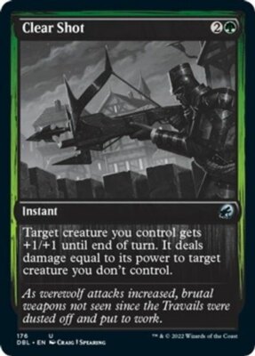 [1x] Clear Shot - Foil Near Mint, English Innistrad: Double Feature MTG ...