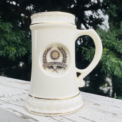 Vintage House of Representatives Porcelain United States Congress Stein ...