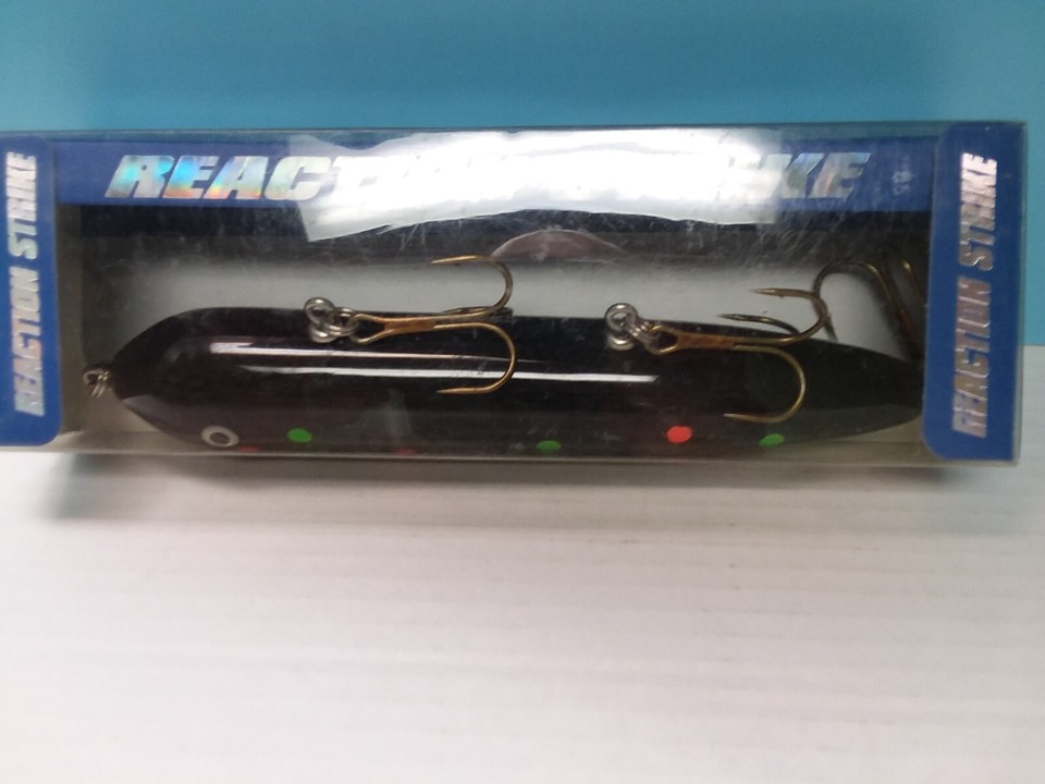 Reaction Strike - Home Wrecker - Pike and Muskie Top Water Bait - Black ...
