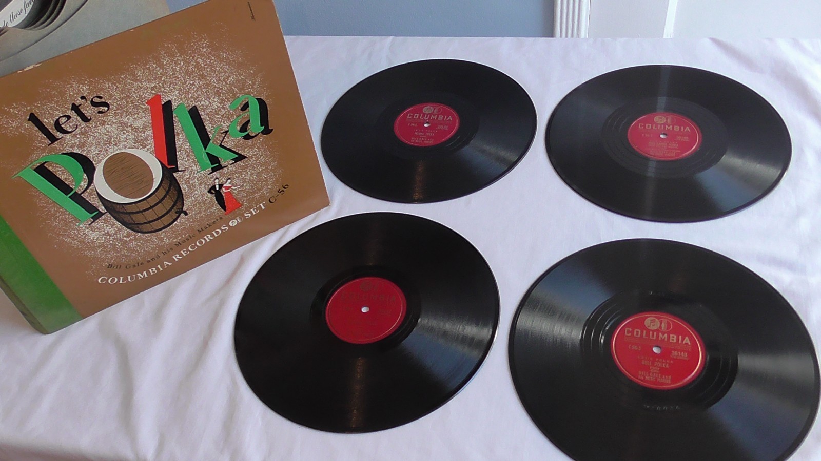 Bill Gale & His Music Makers 78rpm Set – Columbia #C-56 “Let's Polka ...
