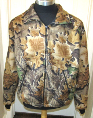 Sportex Athletics Leafy Camo Jacket Mens 2XL Woodland Pattern | eBay