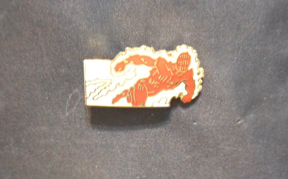1989 MARVEL COMICS Planrt Studios FANTASTIC FOUR "Human Torch" Pin ...