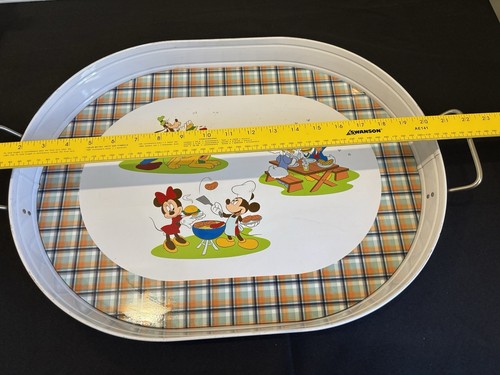 Vintage Disney Store Mickey’s Summertime Fun BBQ Metal Serving Tray | eBay