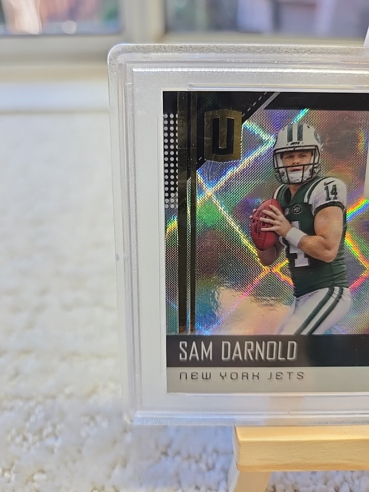 2018 Panini Unparalleled Sam Darnold Rookie Signature Auto RC Jets Pop ...