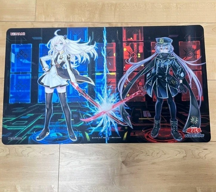 Yugioh Official Playmat Sky Striker Ace - Raye & Roze Japanese NEW Duel ...