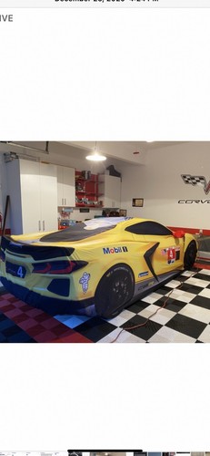 2020-2025 Corvette Racing Yellow C8R Car Cover, Non-High Wing, Like New ...