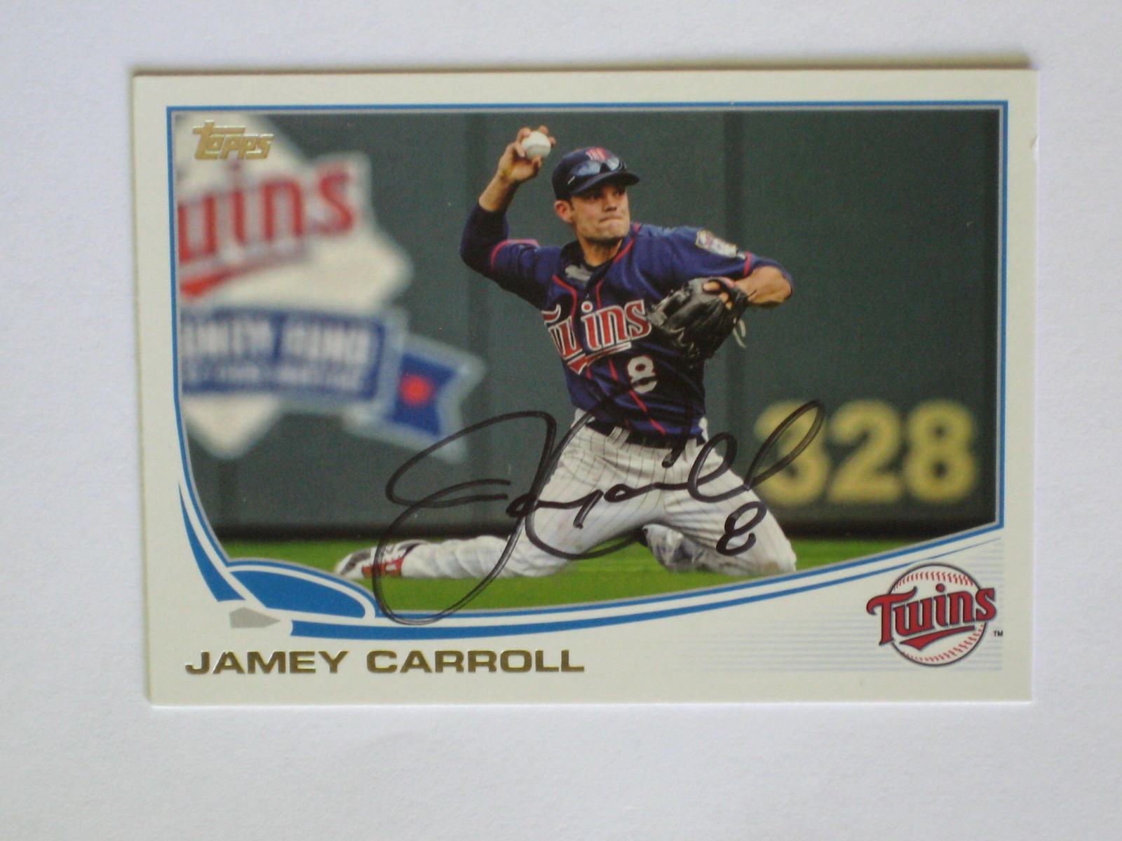 Minnesota Twins JAMEY CARROLL autographed 2013 Topps | eBay