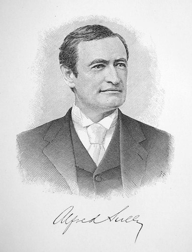 ALFRED SULLY Canada Born US Railroad Capitalist - 1895 Portrait Print ...