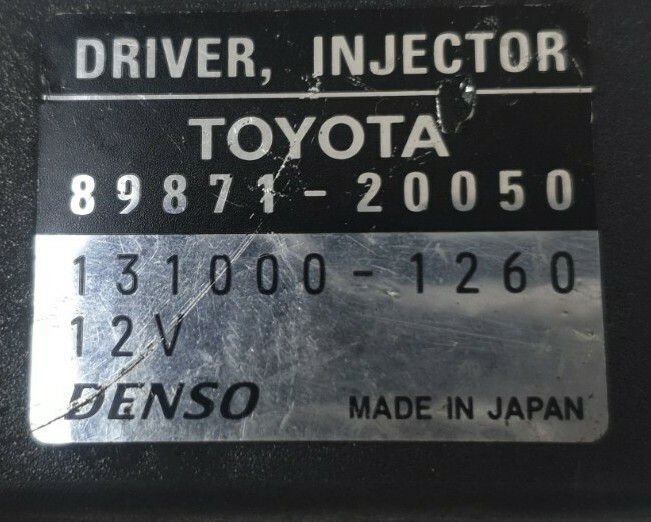 TOYOTA COROLLA/ VERSO AVENSIS D4D DRIVER INJECTOR ECU (2003-2008) 89871 ...