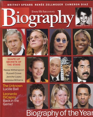 Biography Mag George W. Bush Ozzy Osbourne January 2003 102219nonr | eBay