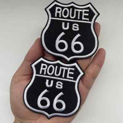 1 x Zweierpack Route US 66 Patches | eBay.de