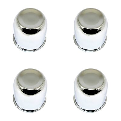 4x Gorilla Chrome Wheel Center Hub Caps 3-5/8"OD 3-1/4"Hub Push-Thru | eBay