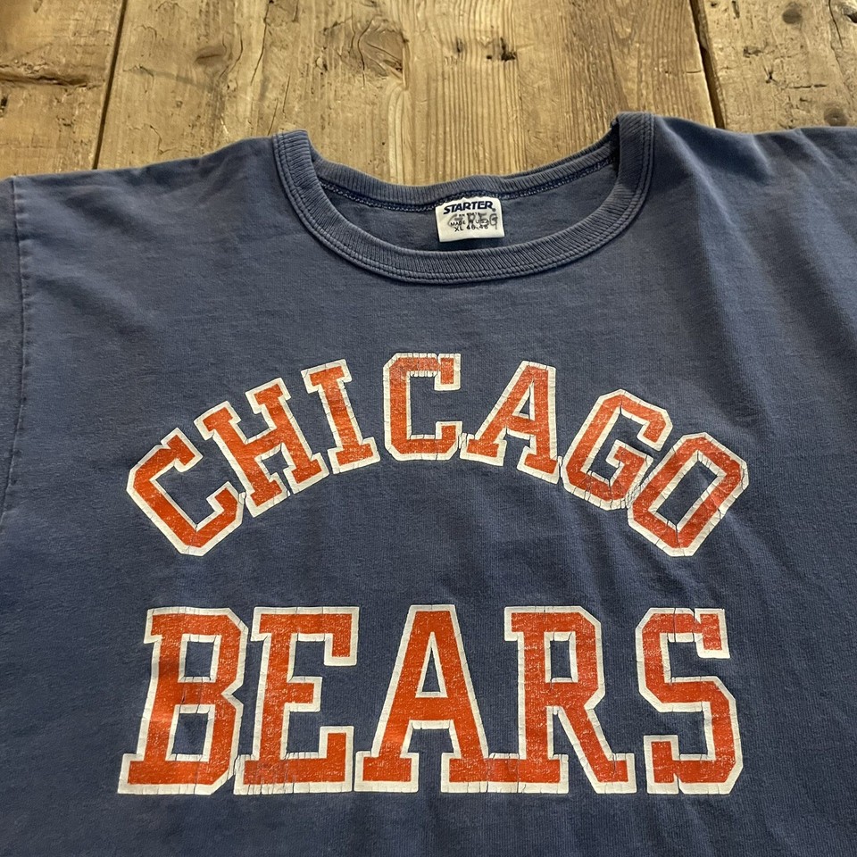 Vintage Starter NFL Chicago Bears Spell Out T-Shirt USA Men's Medium ...