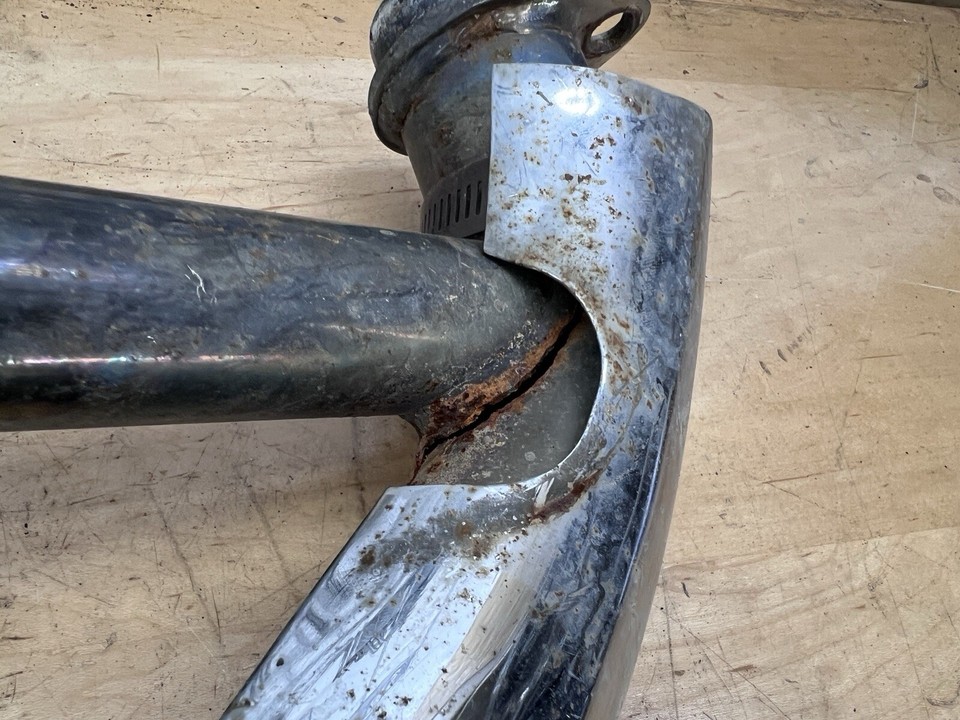 1980-1983 Harley Davidson Shovelhead Front Exhaust Header Pipe FXB FXWG ...