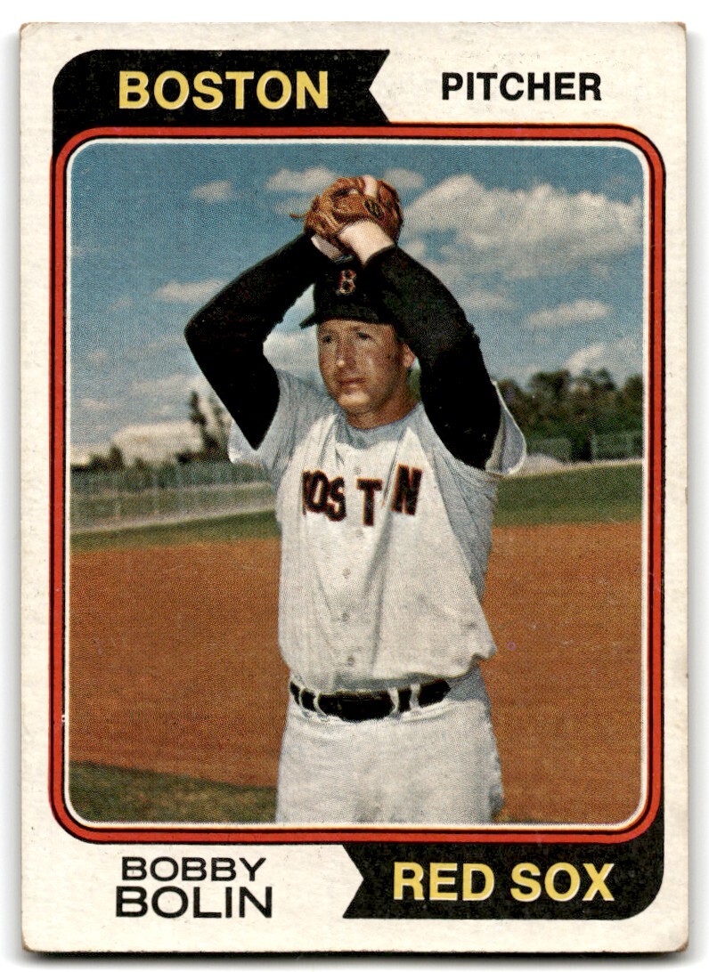 1974 Topps Bobby Bolin Boston Red Sox #427 | eBay