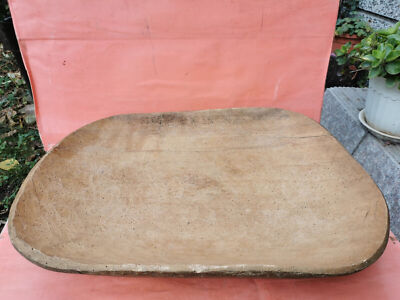 ANTIQUE PRIMITIVE WOODEN DOUGH BOWL BREAD TROUGH RUSTIC FARMHOUSE ...