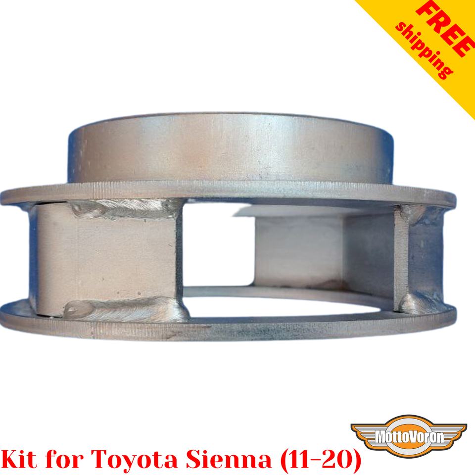 2011-2020 Toyota Sienna Rear Strut Spacers Shock Extenders Suspension ...