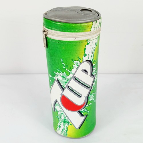 7up Can Shaped Promotional Pencil Case Zip Top Vintage Soft Drink ...