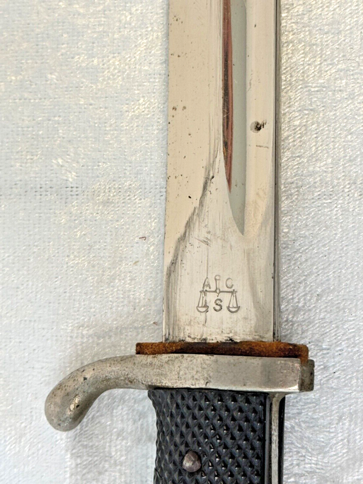 ORIGINAL WW2 GERMAN K98 MAUSER DRESS BAYONET & SCABBARD BY ACS | eBay