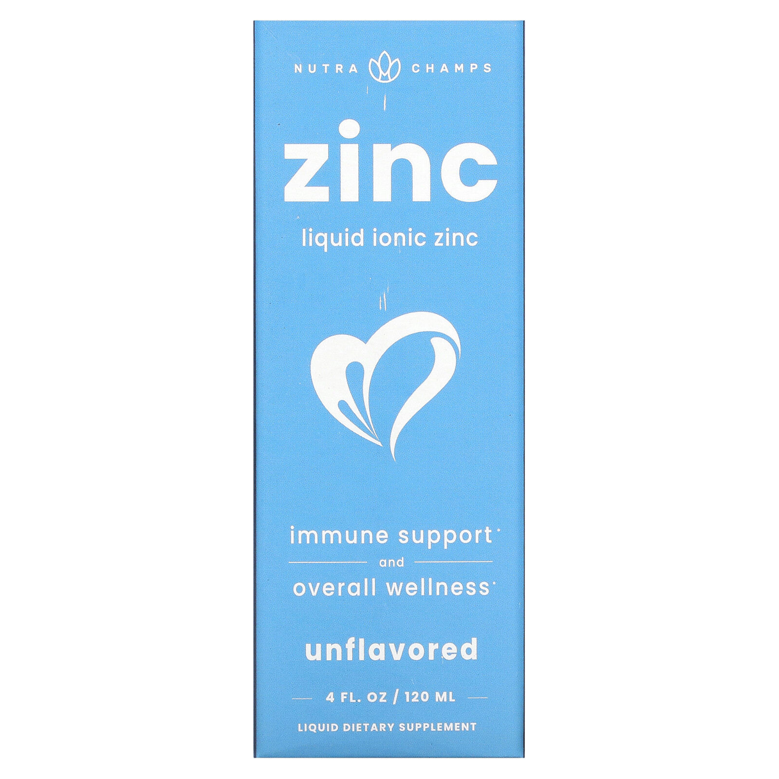 4oz Organic Zinc Sulfate Liquid Supplement Immune Support System Boost ...