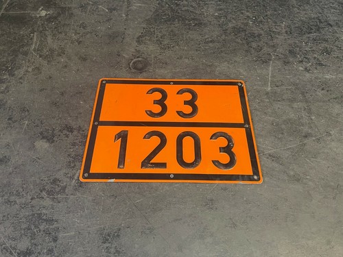 ADR Gefahrgutwarntafel 33 1203 30 1202 Wechselschild Stahlblech starr ...