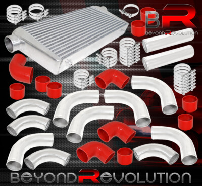 Diy Turbo Charger Fmic Intercooler+12X Piping Pipe Kit Tbolt Clamps ...