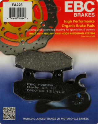 EBC Organic Brake Pads FA228 | eBay