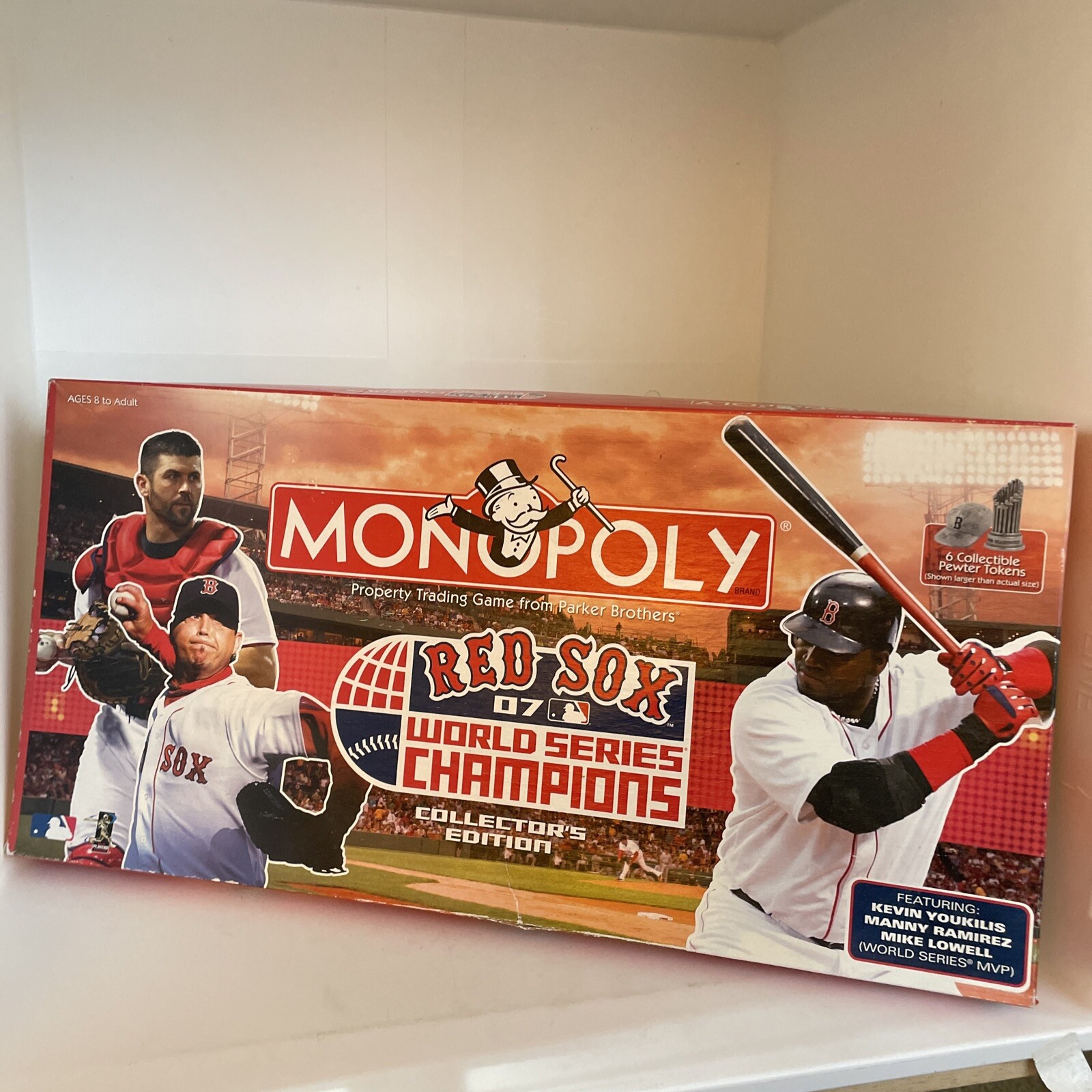 Monopoly BOSTON RED SOX 2007 World Series Champions MLB - Incomplete ...