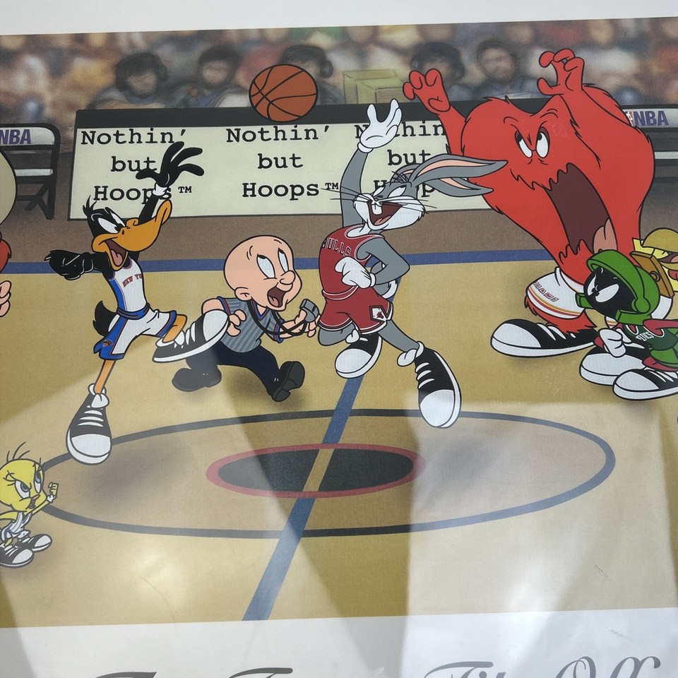 Looney Tunes The Toons Tip-Off Framed Limited Edition NBA Licensed #38/ ...