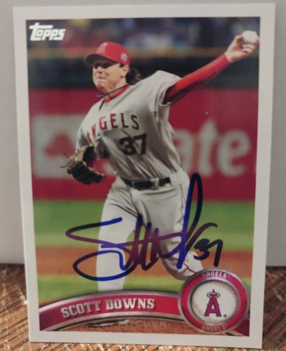 Scott Downs Autographed 2011 Topps Update Baseball Signed Card #US101 ...