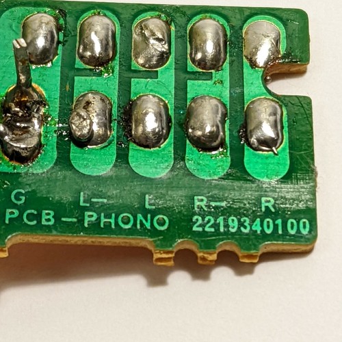 Realistic LAB-395 42-297 Turntable Parts Cartridge Phono Out Interface ...