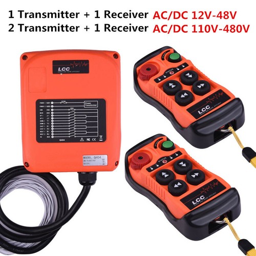 Dual Speed Industrial Wireless Remote Control Hoist Track Crane Lift ...