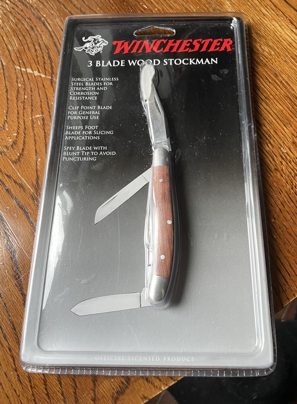 Winchester 3 Blade Wood Stockman Unopened. | eBay